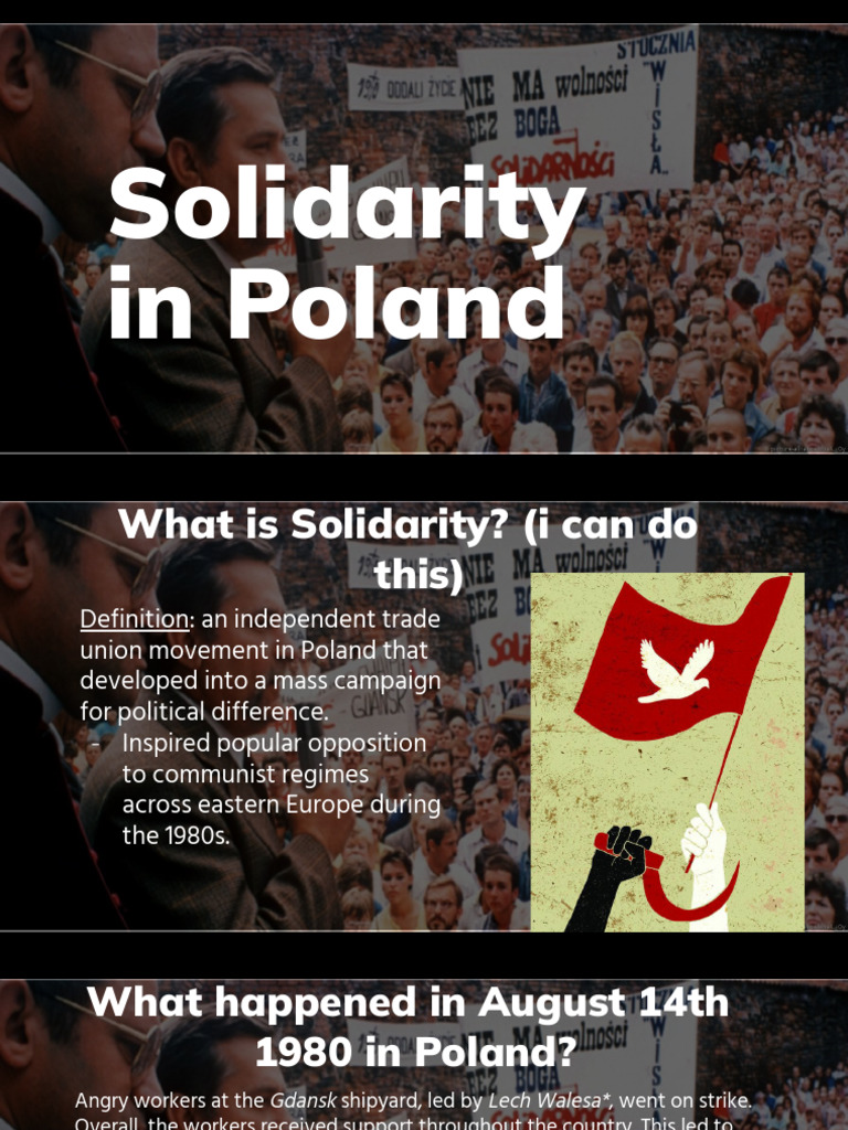 Solidarity Movement in 1980s Poland | PDF | Poland | Trade Union