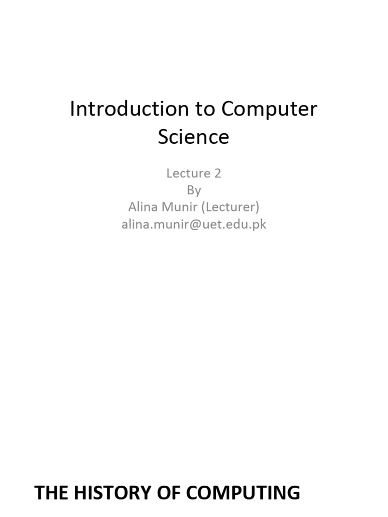 AICT Lecture 2 | PDF | Microprocessor | Algorithms AICT Lecture 2 | PDF | Microprocessor | Algorithms