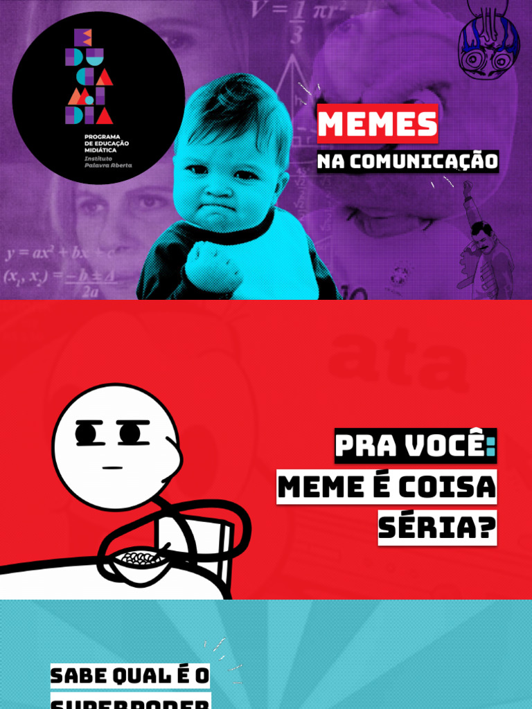 SLIDES DA AULA - Memes Na Comunicação | PDF | Licença Creative Commons