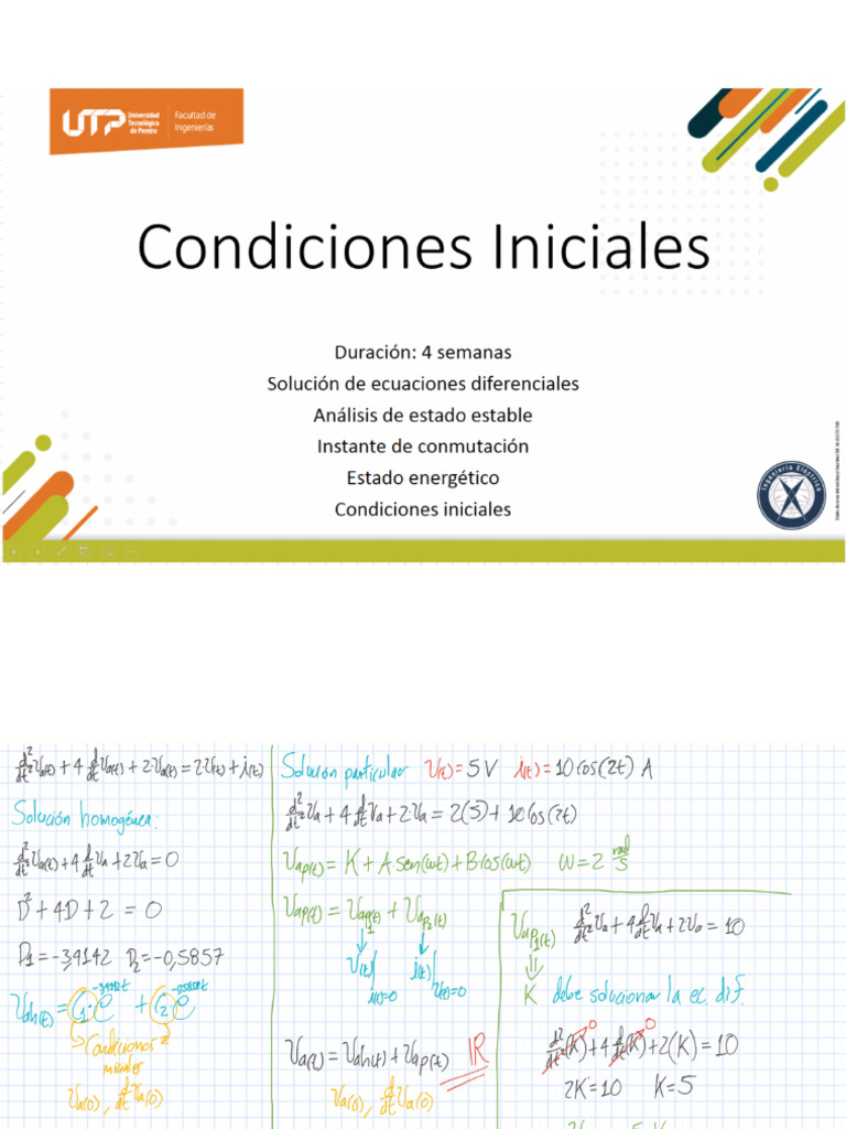 Condiciones Iniciales | PDF
