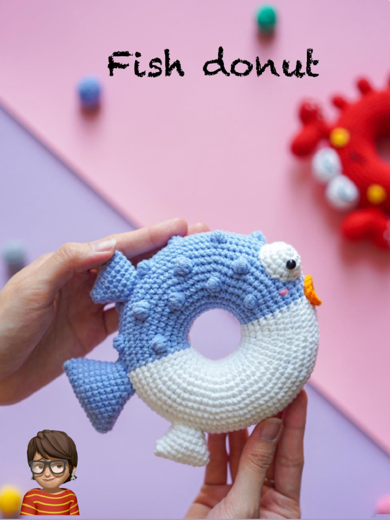 Fish Donut 24 | PDF | Crochet | Handicrafts