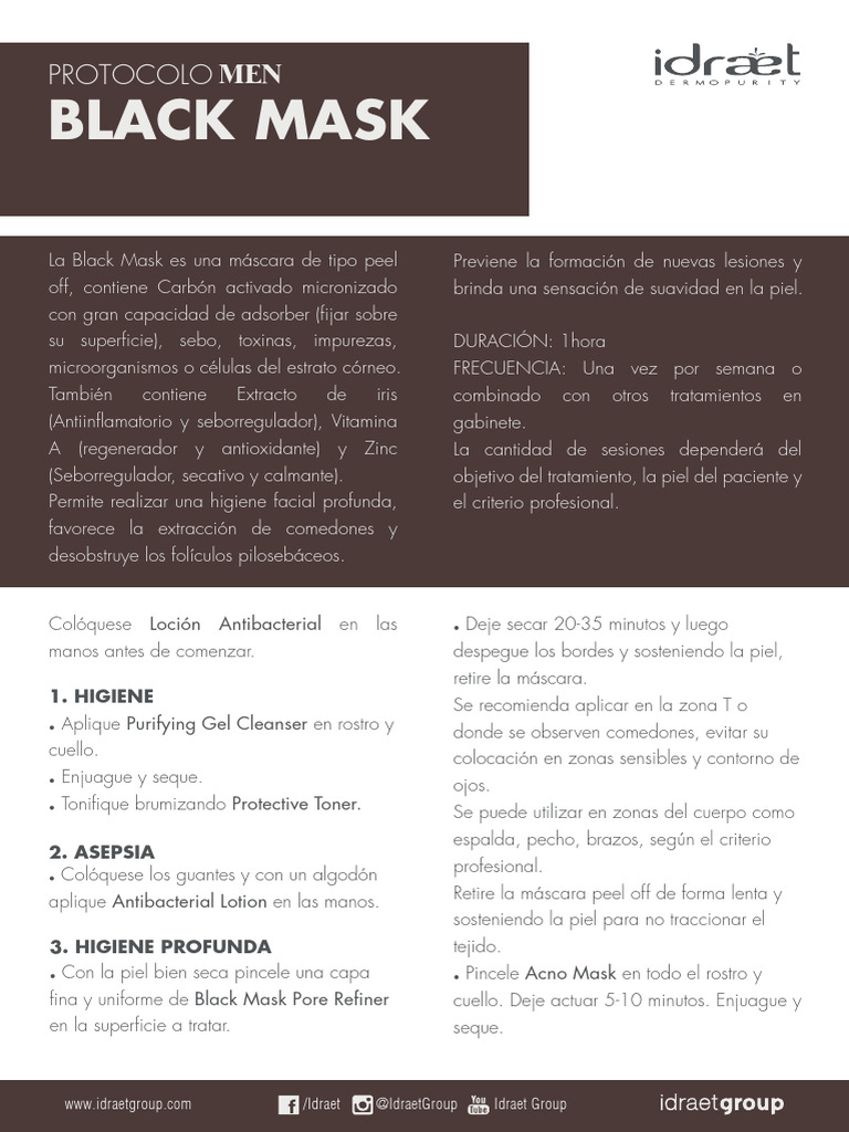 MEN Black Mask | PDF