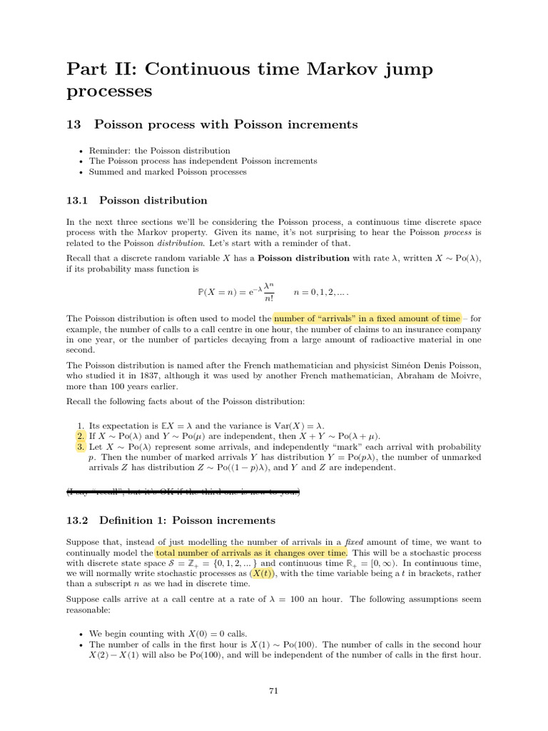 Inbound 5572855523042539474 | PDF | Stochastic Process | Poisson ...