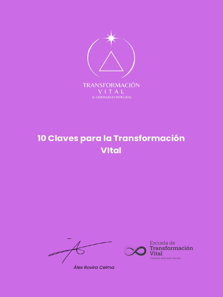 10 Claves para La Transformación Vital | PDF | Las emociones | Inteligencia emocional