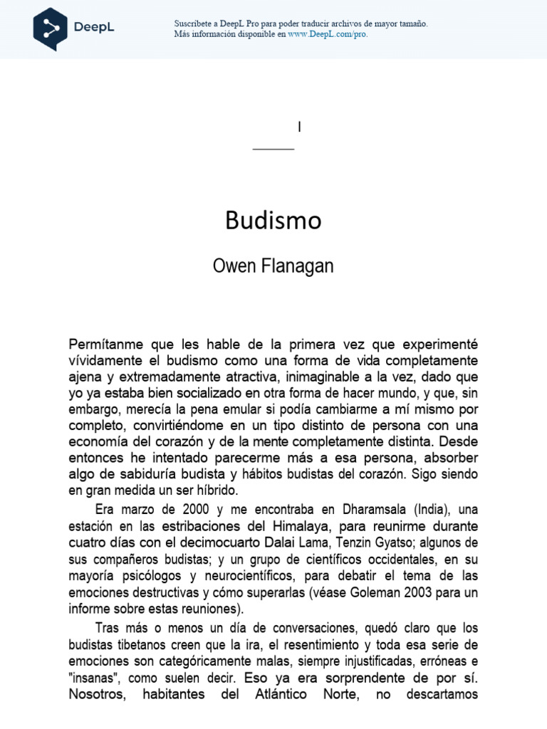 Budismo Español | PDF | Ira | Mantman (hinduismo)