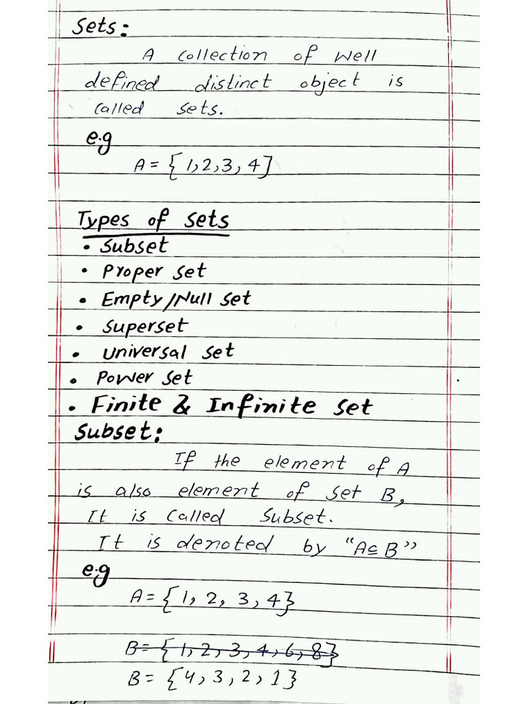 Lesson 1 (Sets) | PDF