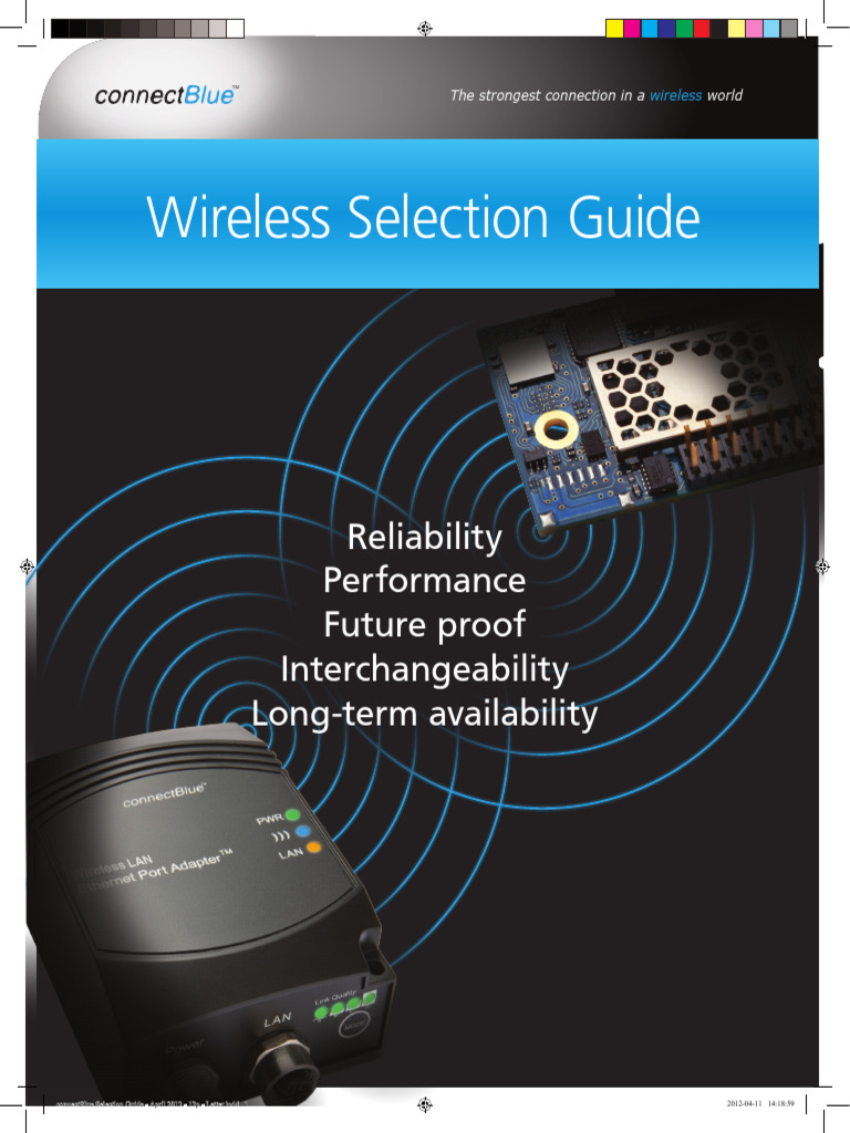 Connectblue Selection Guide | PDF | Bluetooth | Ieee 802.11