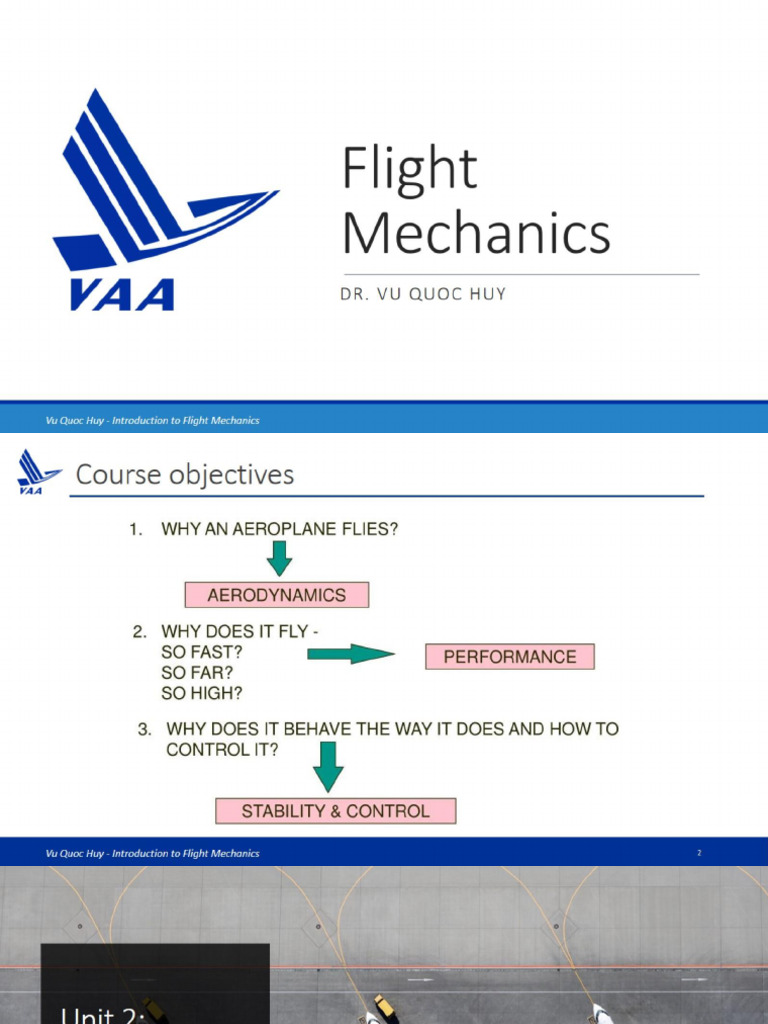 Flight Mechanics - Unit 2 - Part 2 - Static Longitudinal Control | PDF