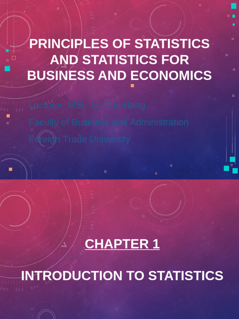 Chapter 1 Introduction To Statistics | PDF | Statistics | Level Of ...