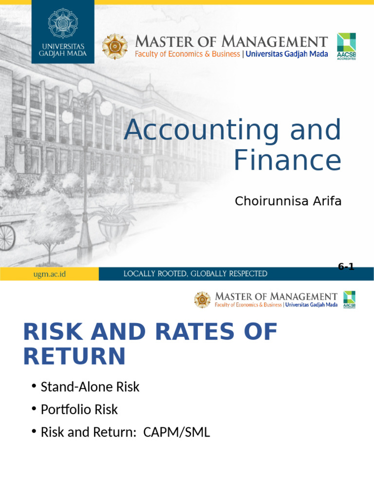 Risk and Return | PDF | Capital Asset Pricing Model | Financial Risk