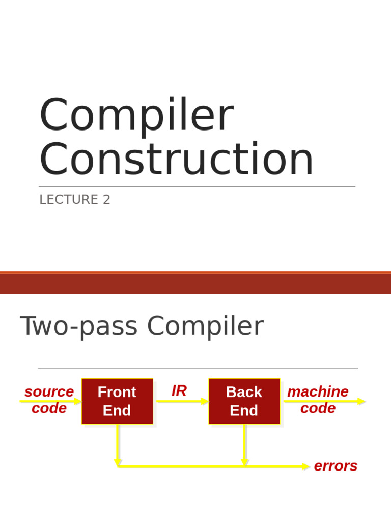 Lecture 02 | PDF | Parsing | Compiler