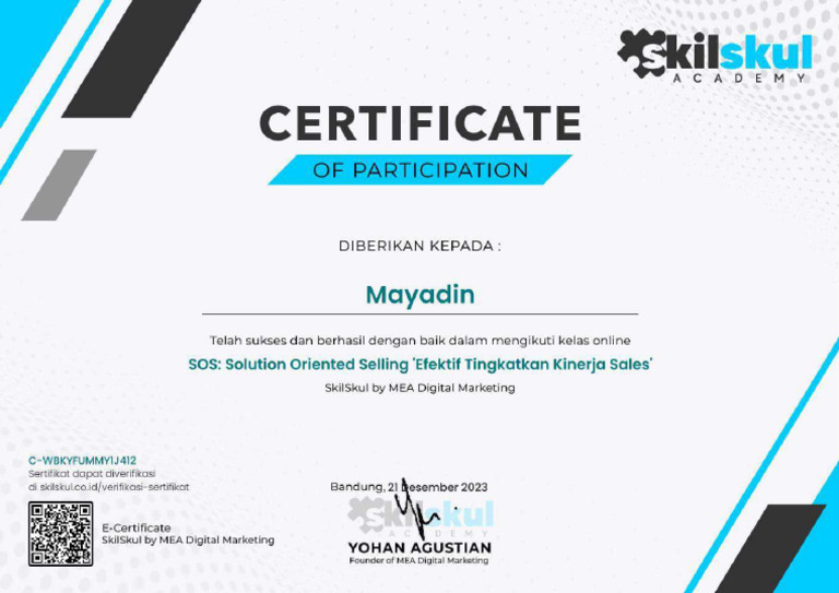 SOS Solution Oriented Selling - Mayadin | PDF