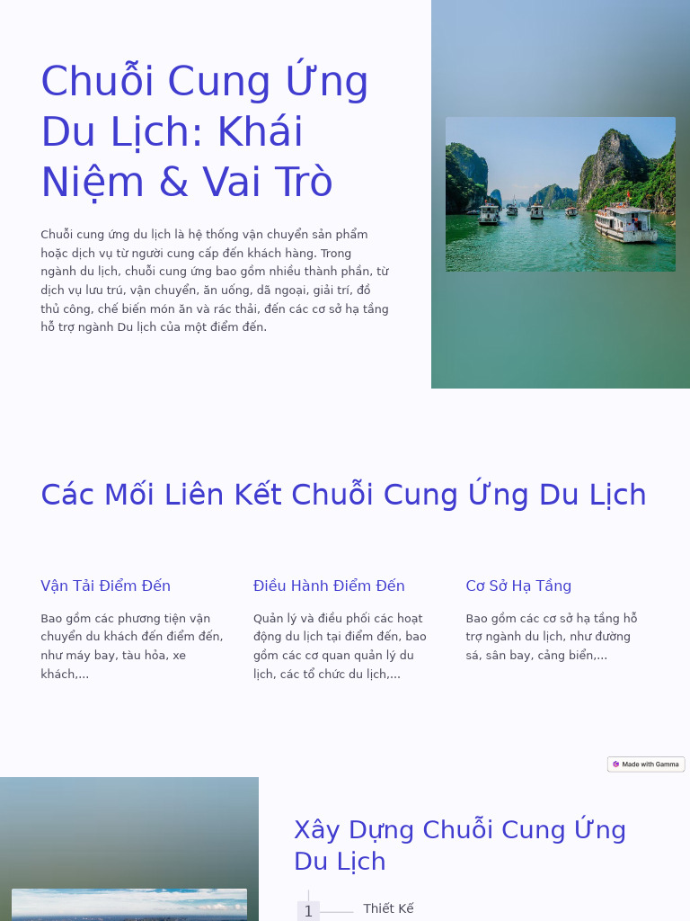 Chuoi Cung Ung Du Lich Khai Niem and Vai Tro | PDF