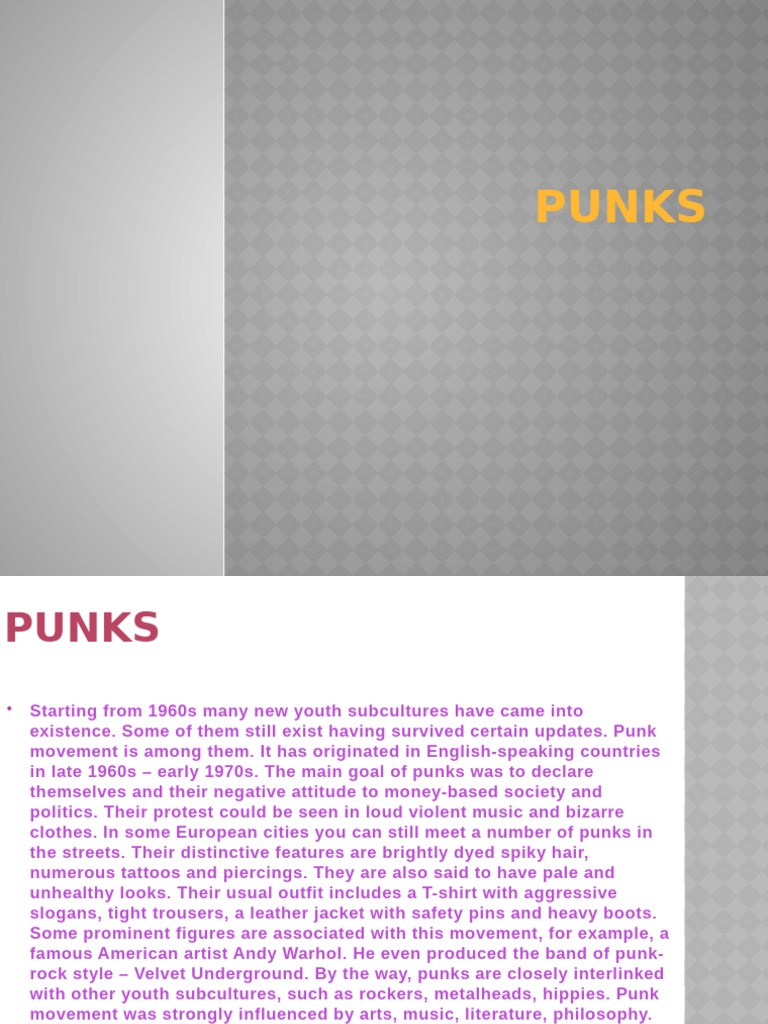 Punks | PDF