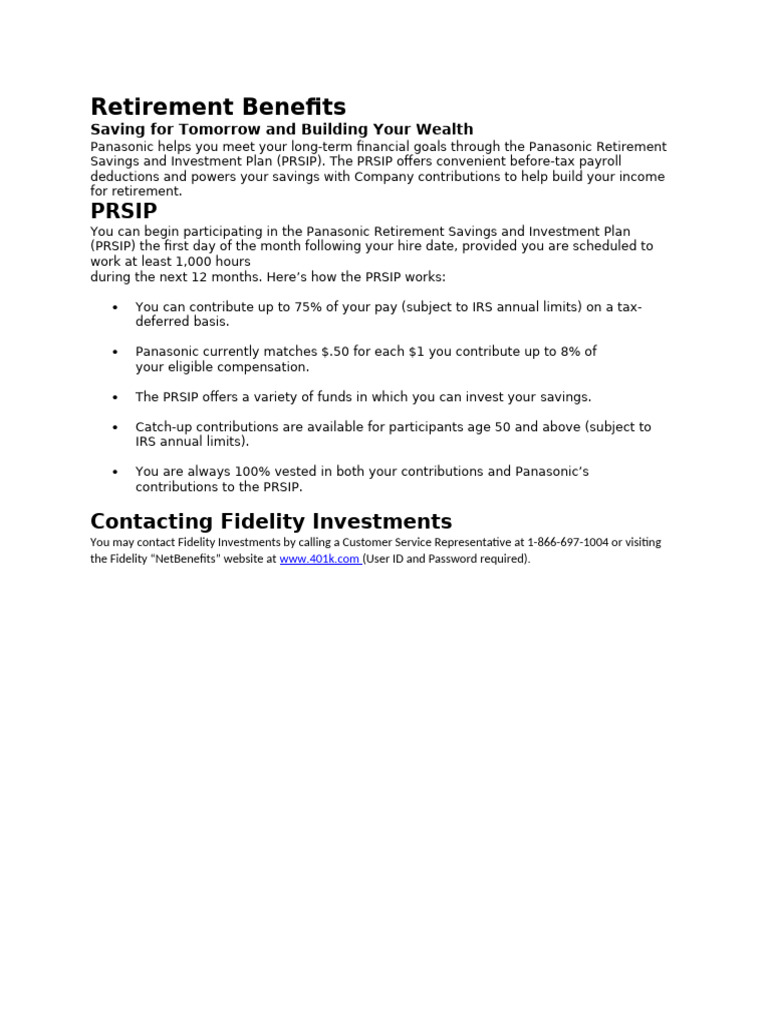 04 401k Information Sheet | PDF | Career & Growth | Finance & Money ...
