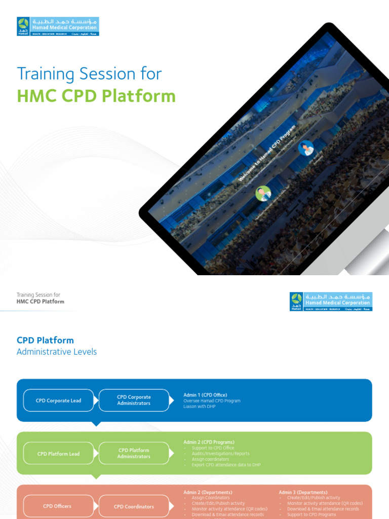 Training Session For HMC CPD Platform 1 | PDF | Information Technology | Computing