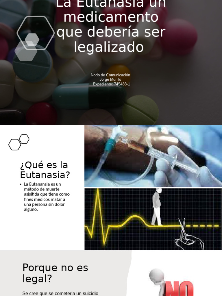 Legalización de la Eutanasia: Debate y Razones | PDF