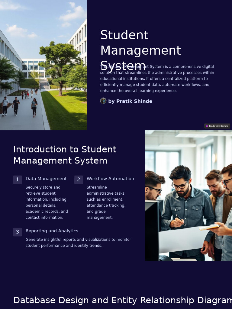 Student Management System | PDF | Databases | Information Retrieval