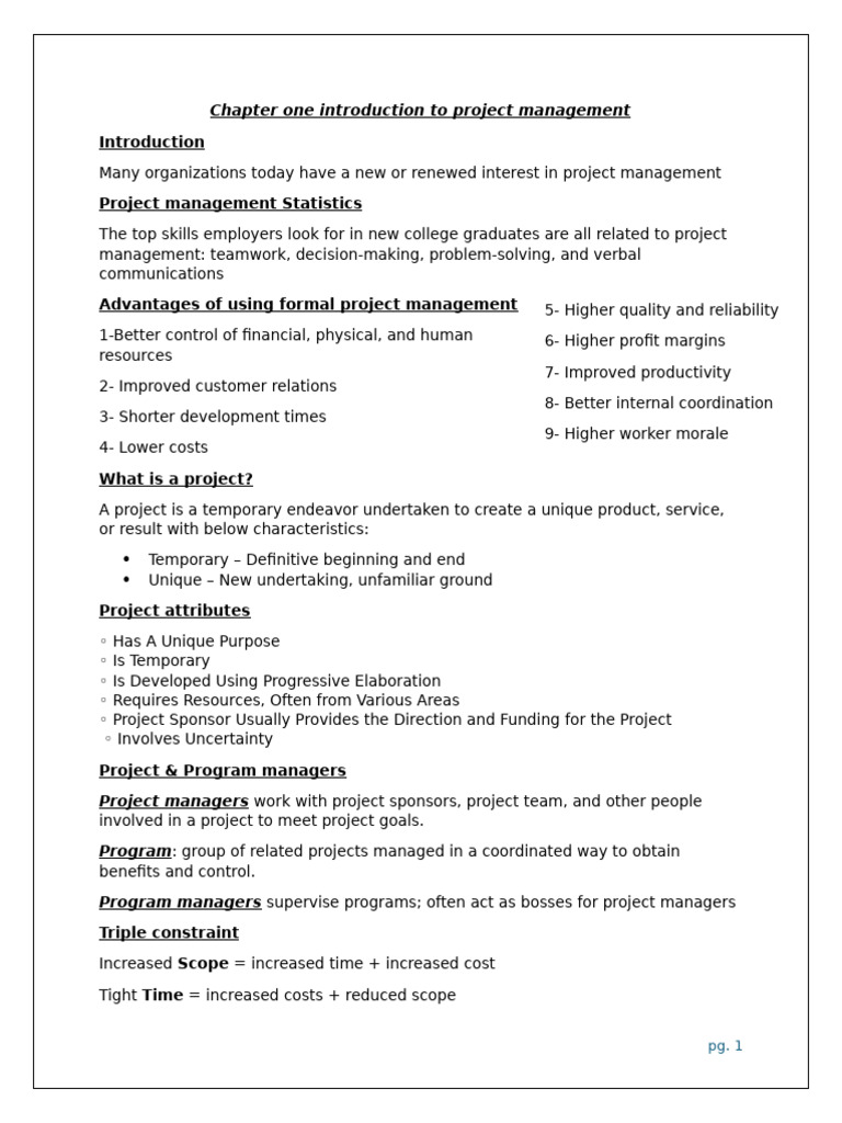 IT Project Management Summary | PDF | Scrum (Software Development ...