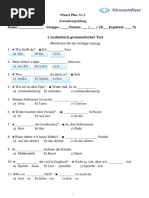 Goethe A1 German Syllabus | PDF