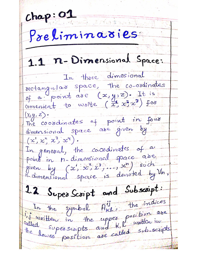 Tensor Analysis | PDF