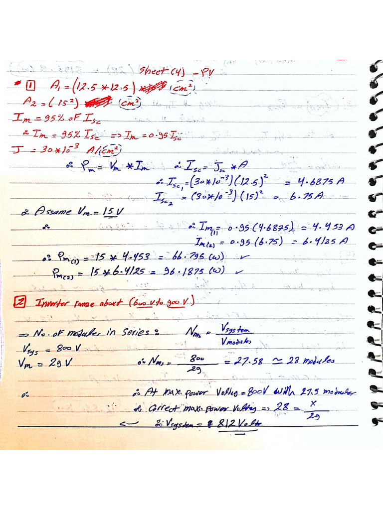 Sheet 4 - Solu .. PV | PDF
