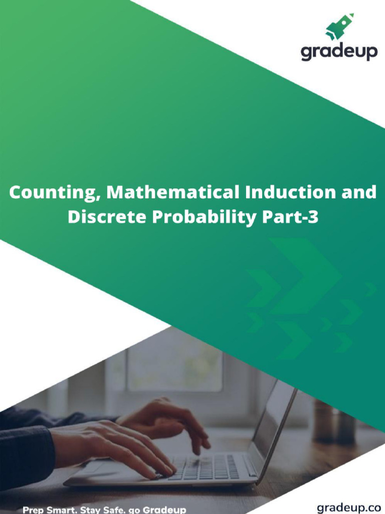 Counting Mathematical Induction and Discrete Probability Part 3 21 | PDF | Probability | Odds