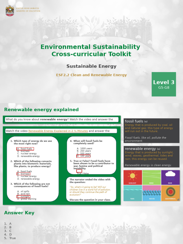 ESToolkit ESF2 2 EN L3 V2 | PDF | Renewable Energy | Fuels