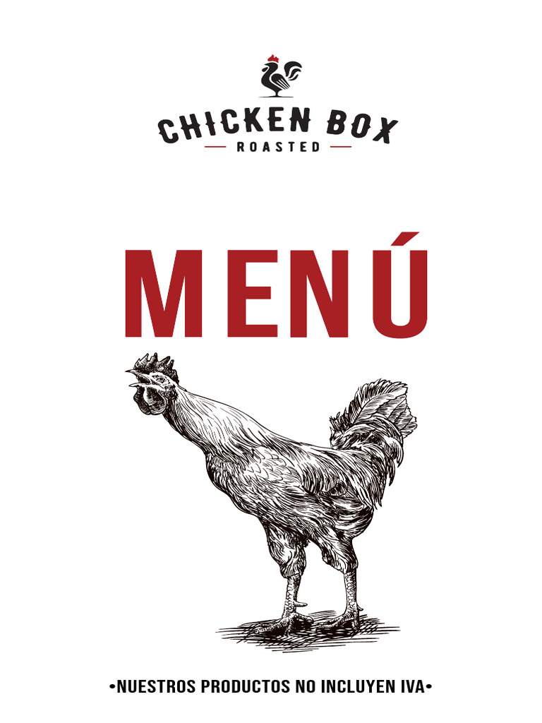 Chicken Box - Menu Digital Tienda CcsMAY22 | PDF | ensalada | Hamburguesas