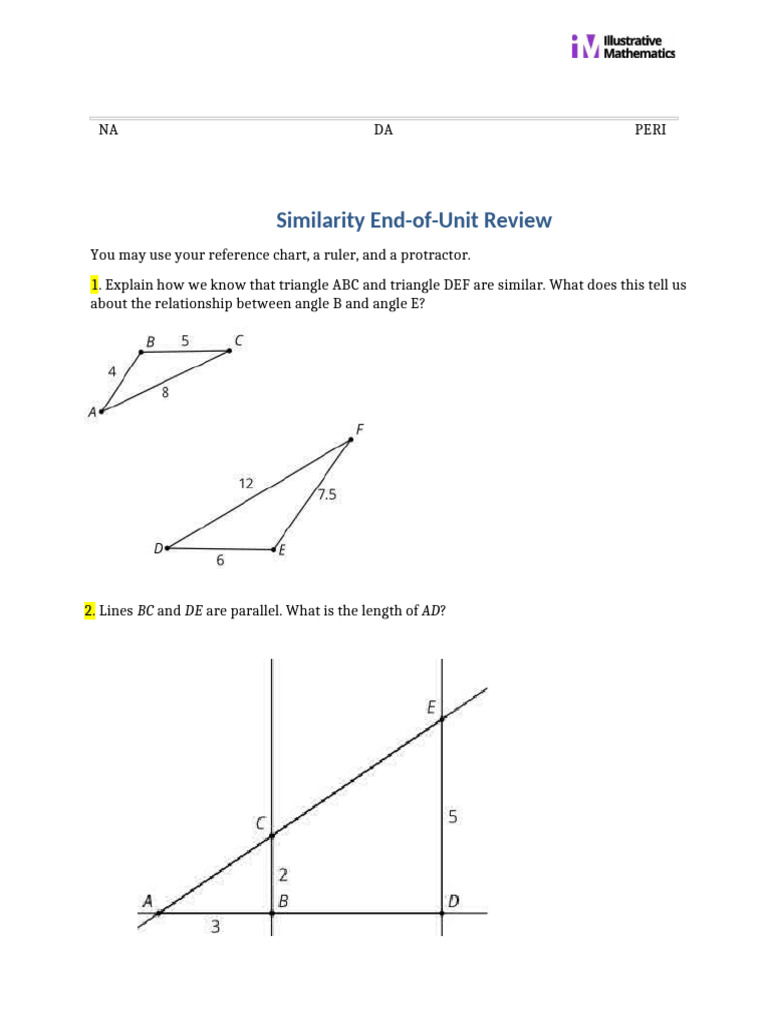 Unit 3 Review | PDF