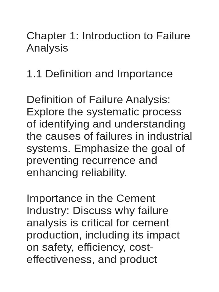 Chapter 1 | PDF | Cement | Failure Analysis