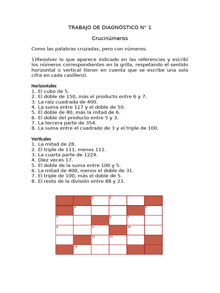 Trabajo de Diagn Stico N 1 | PDF