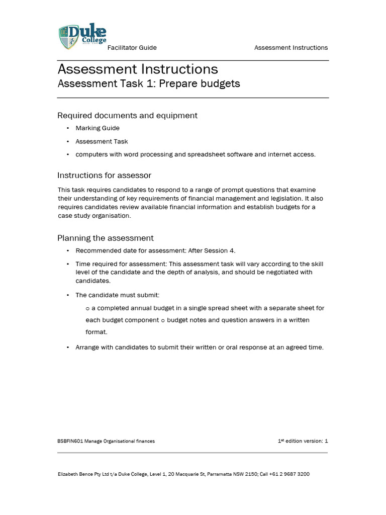 Assessment Task 1 Instructions | PDF | Learning