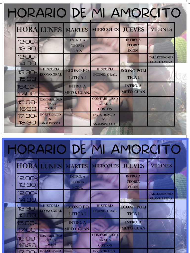 Horario de Mi Amorcito | PDF