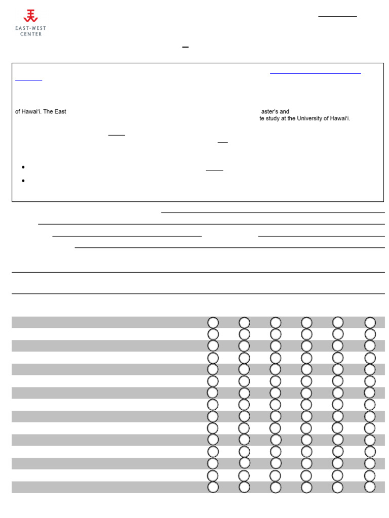 GDF - Letter of Reference Form - Academic | PDF | Career & Growth