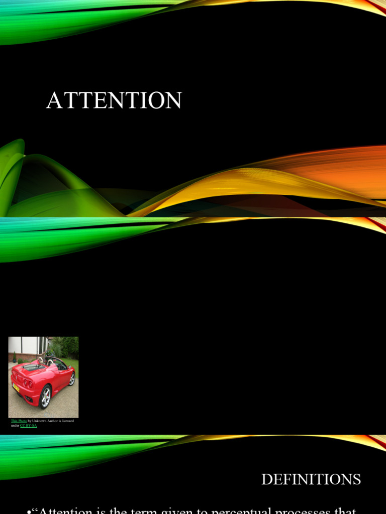 Attention | PDF | Attention | Nervous System