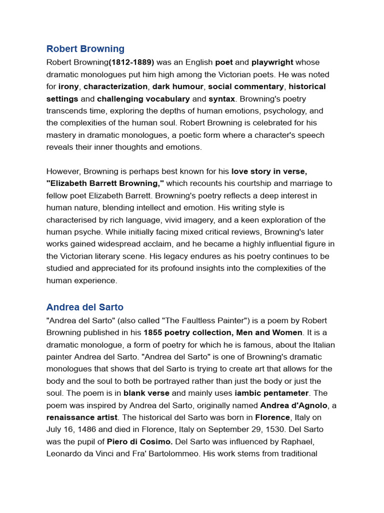 Robert Browning | PDF