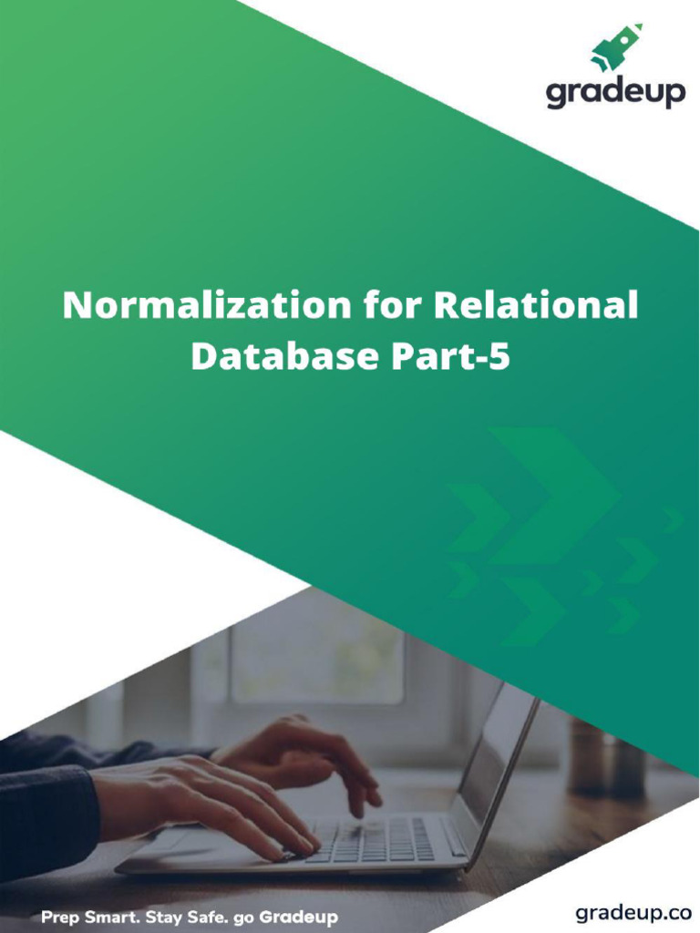 Normalization For Relational Database Part 5 88 Pdf Graph Theory Operating System Technology
