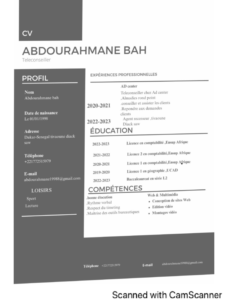 Abdourahmane Bah | PDF