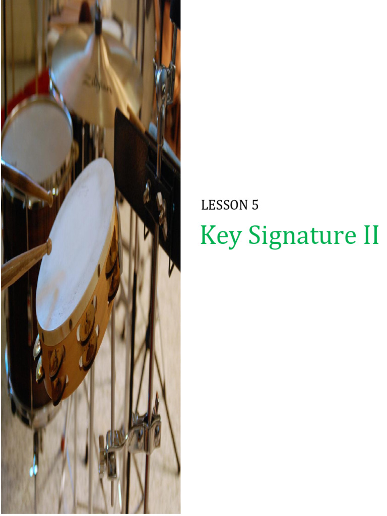 Lesson Five | PDF | Clef | Elements Of Music