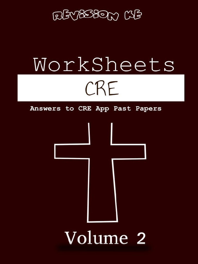 Cre App Marking Scheme Revisionke | PDF | Covenant (Biblical) | Yahweh