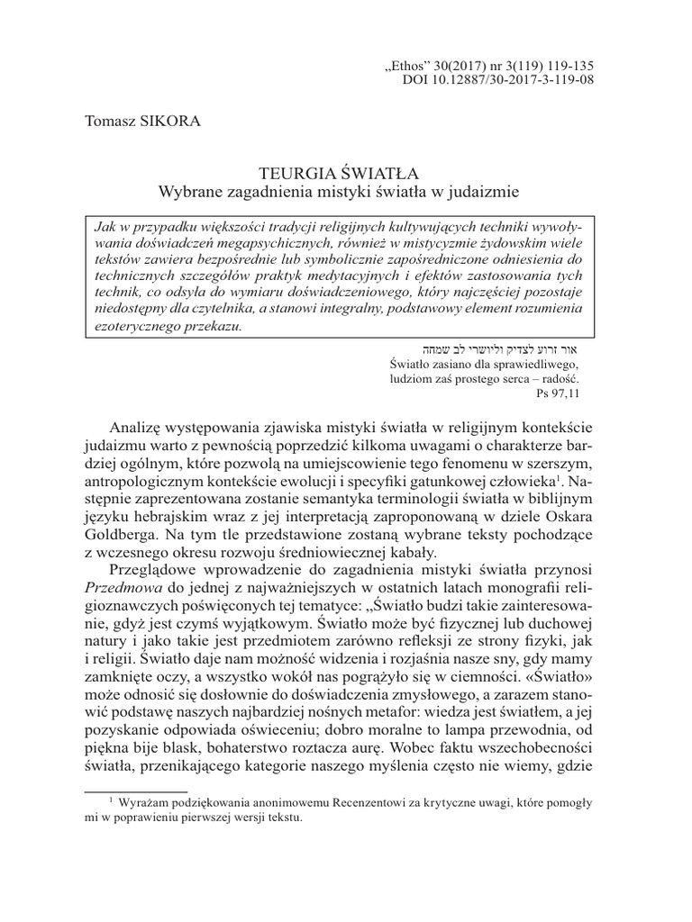 Tomaszgorka, Sikora | PDF