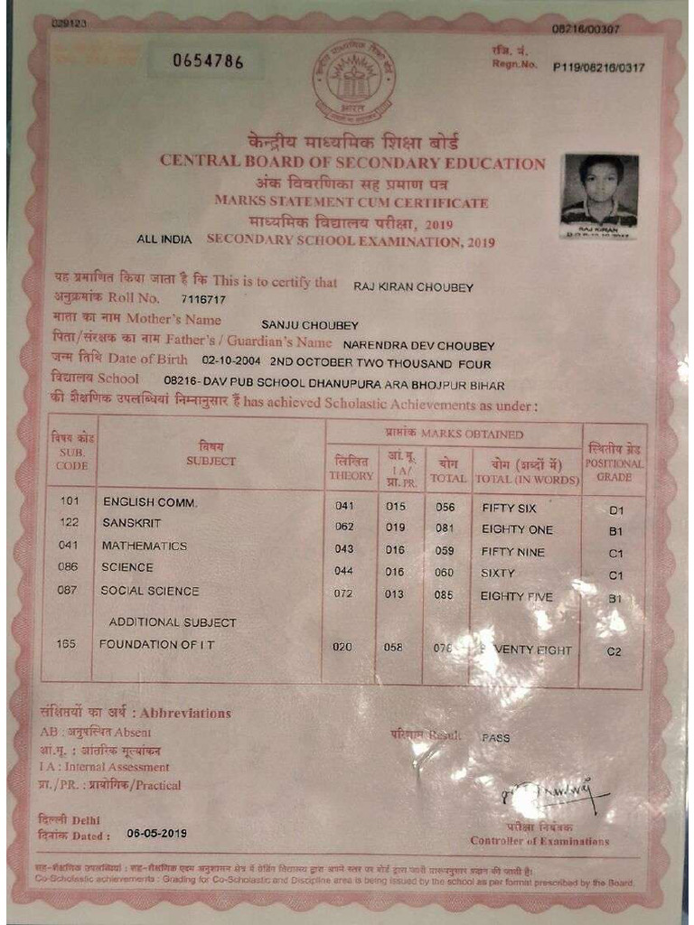 Certificate 10th | PDF