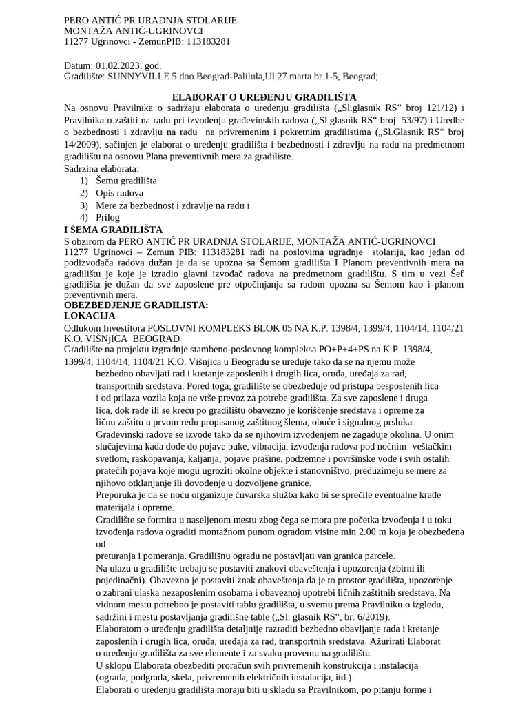 Elaborat | PDF