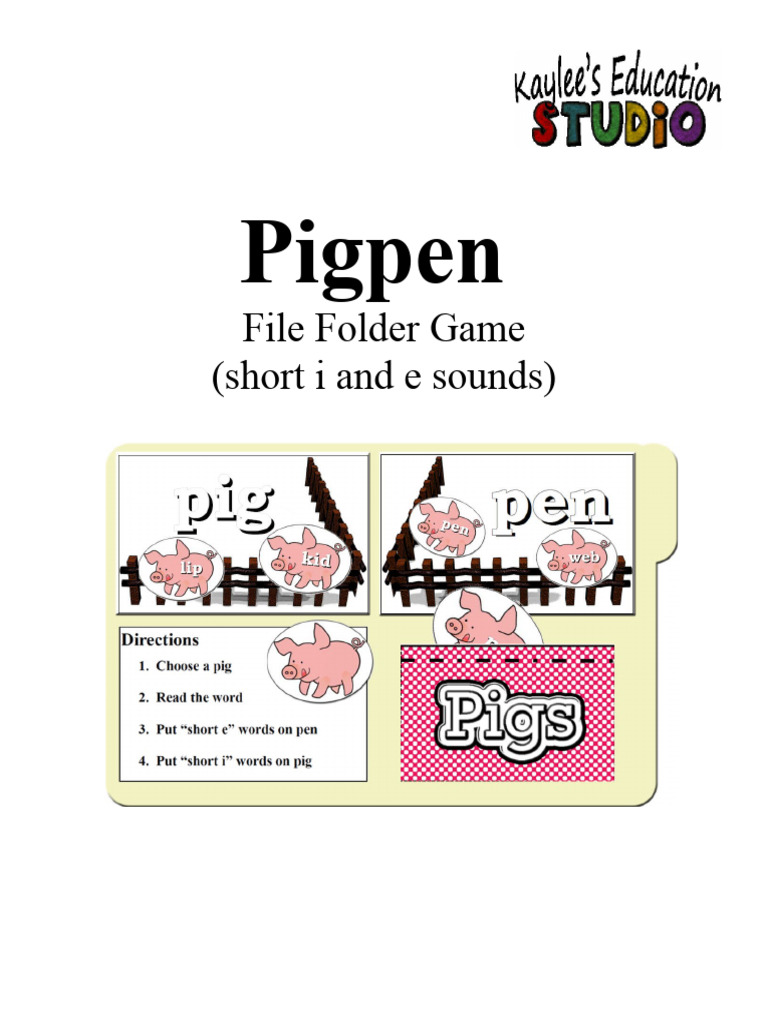 Pigpen | PDF | Language Arts & Discipline | Foreign Language Studies