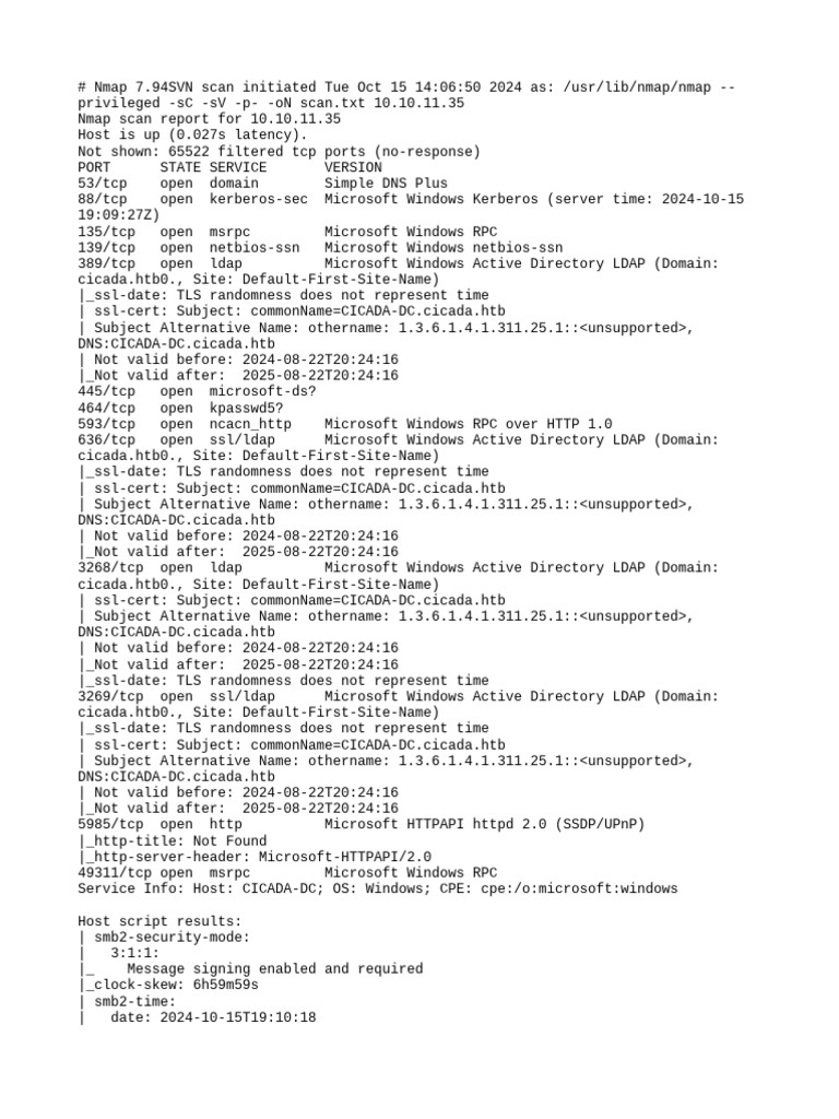 Scan | PDF | Active Directory | Transport Layer Security