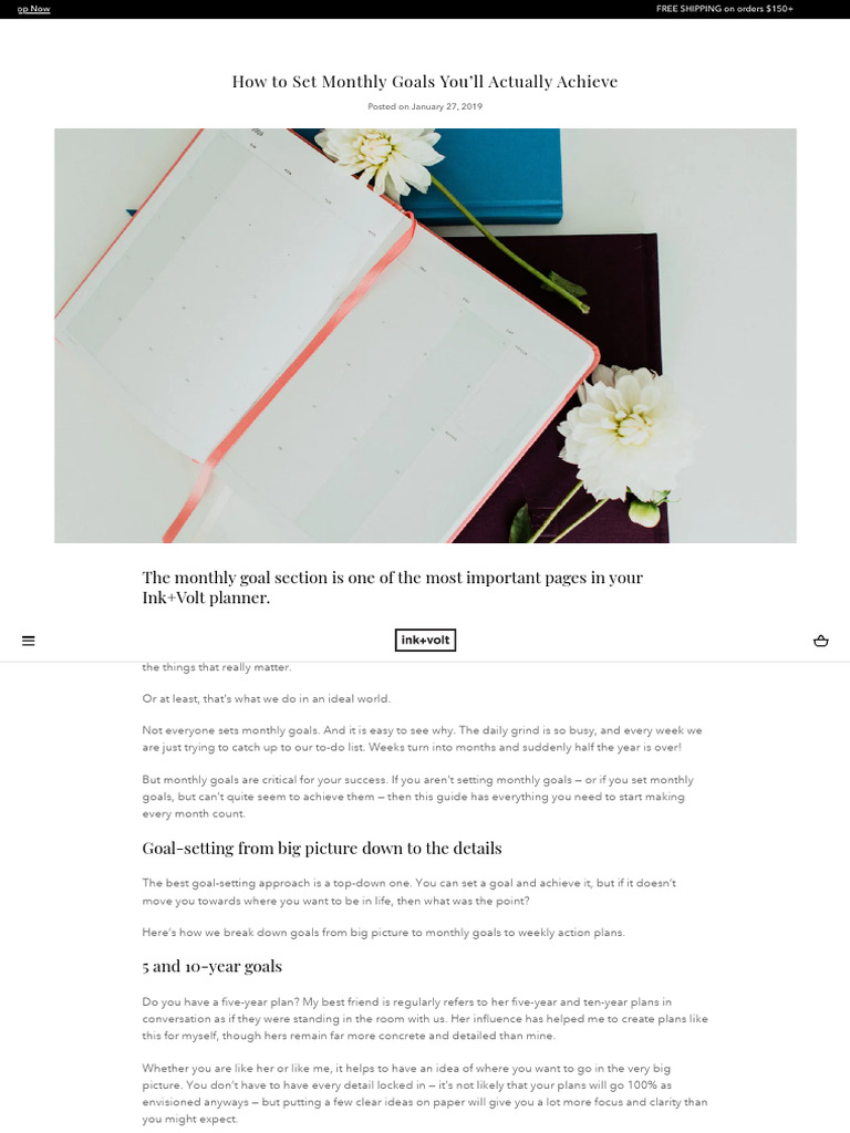 GOAL Article | PDF | Goal Setting | Goal