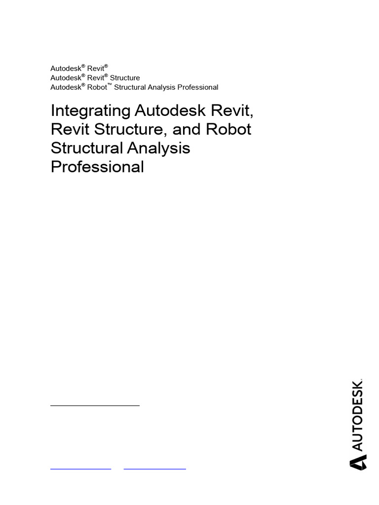 Linking Autodesk Revit and Robot Structural Analysis Professional ...