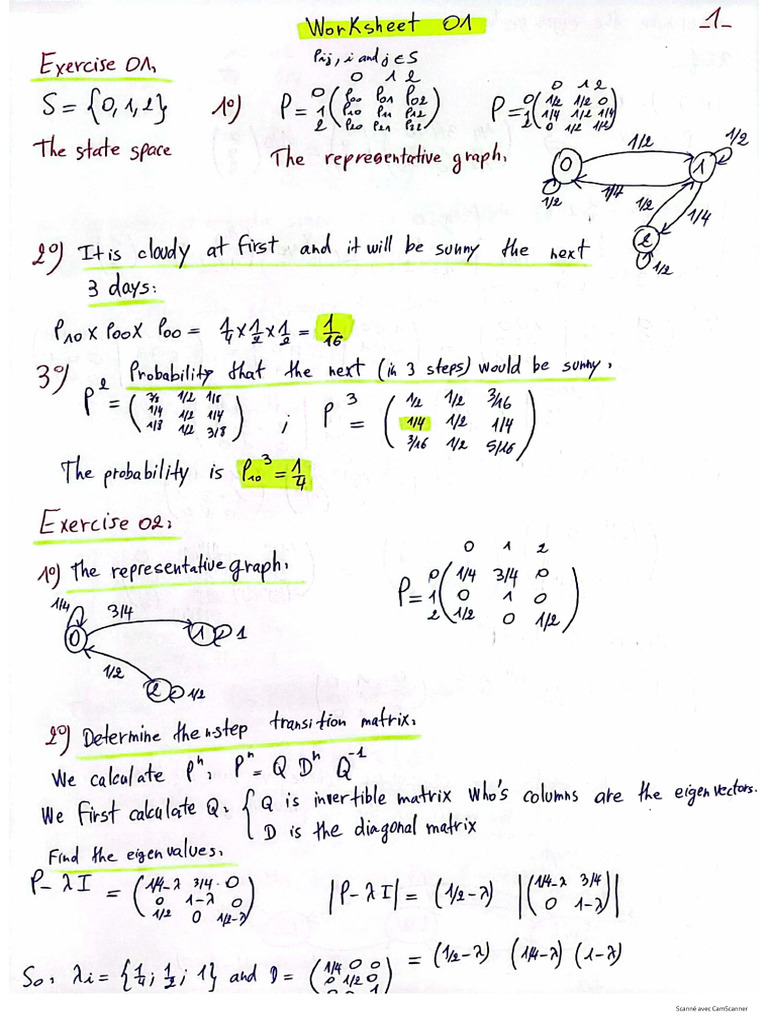 Solutions TD Stochastic | PDF