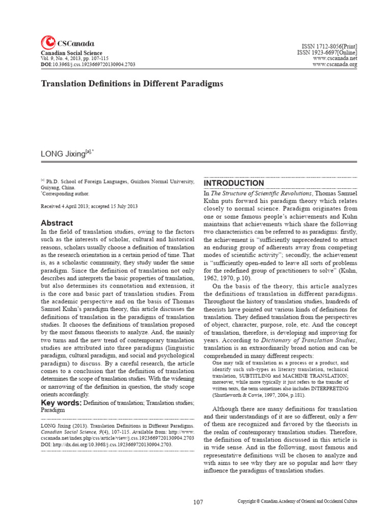 3652 7156 2 PB | PDF | Translations | Paradigm